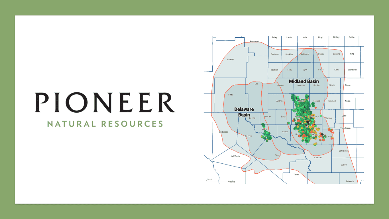 Pioneer's Gas Flaring - Midland Basin vs. Delaware